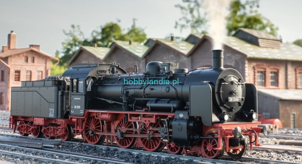 Parowóz BR 38 H0 1:87 DB ep. III, z dekoderem DCC i układem dźwiękowym ...