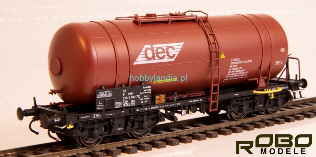Wagon cysterna 406Ra Zaes H0-1:87 DEC PKP ep. V, ROBO 14051021 - Wagony ...
