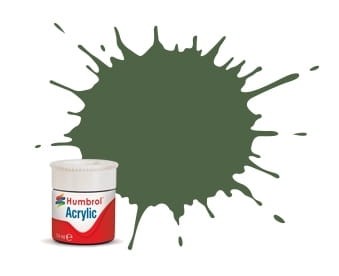 Humbrol 117 Farba akrylowa US Light Green Matt, AB0117